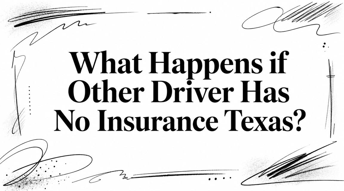 What Happens if Other Driver Has No Insurance Texas?